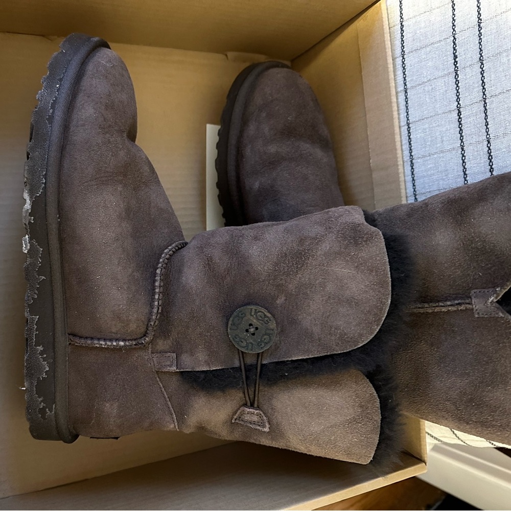 Ugg Bailey Boots, Salt Marks On The Bottom Sole Part … - Gem